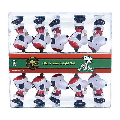 Peanuts Santa Snoopy Light Set - RetroFestive.ca
