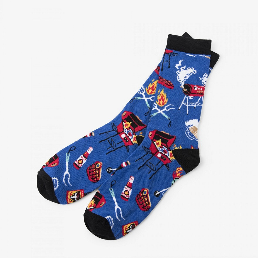 BBQ Men's Crew Socks by Hatley - RetroFestive.ca