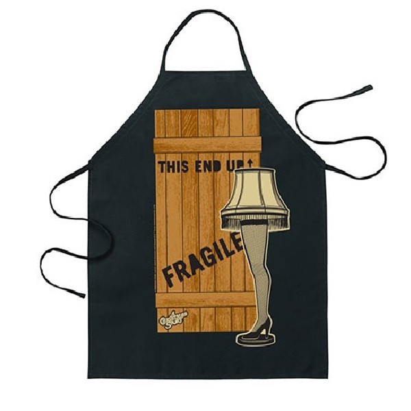 A Christmas Story Leg Lamp and Crate Apron - RetroFestive.ca