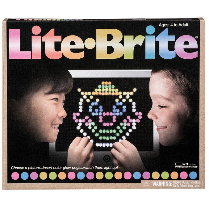 Lite Brite with Retro Packaging - RetroFestive.ca