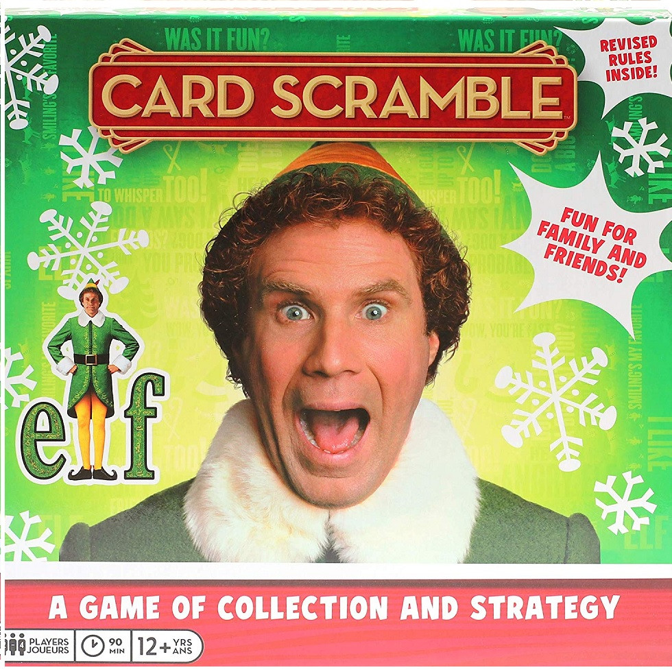Elf The Movie Card Scramble Board Game - RetroFestive.ca