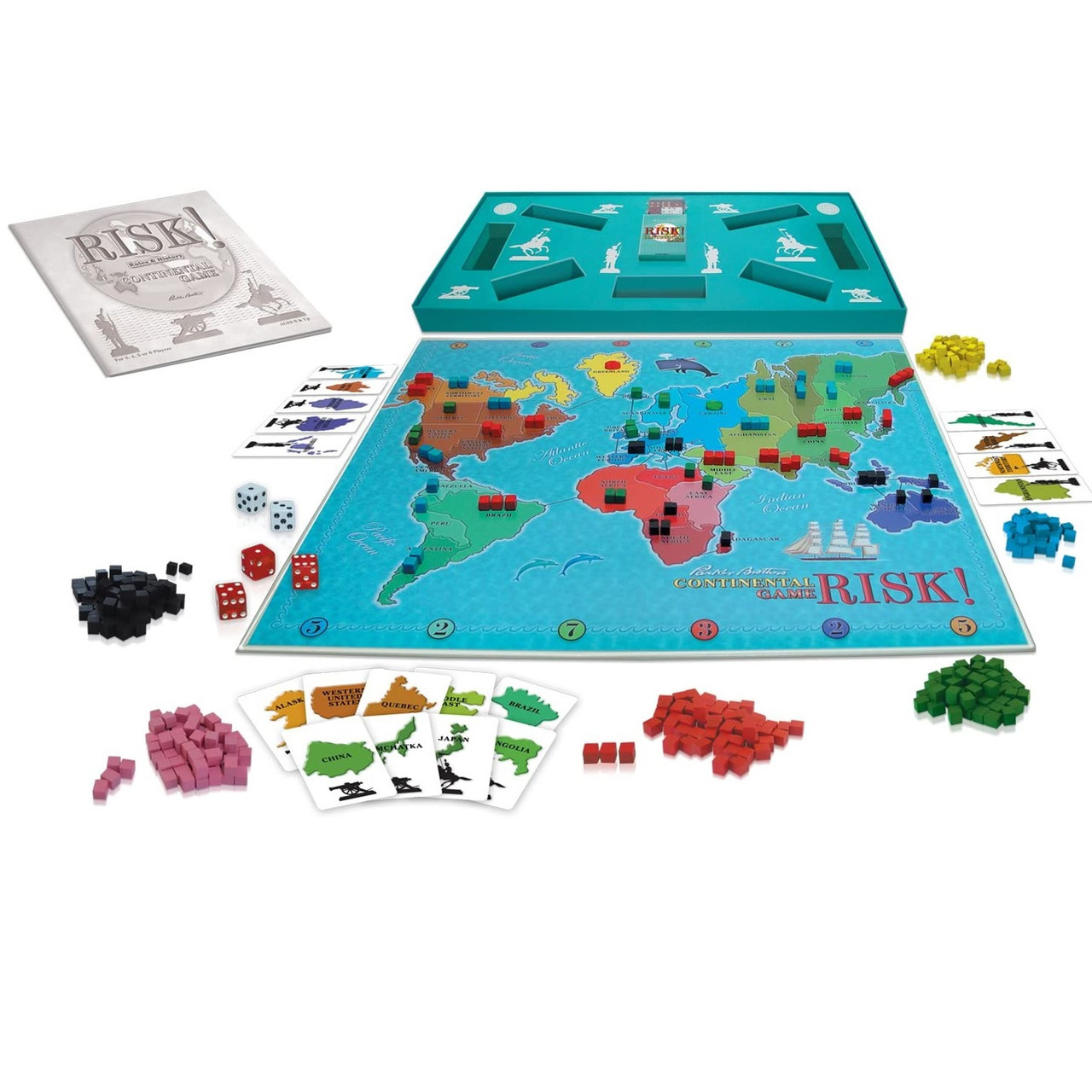 Classic Risk Board Game in Retro Box - RetroFestive.ca