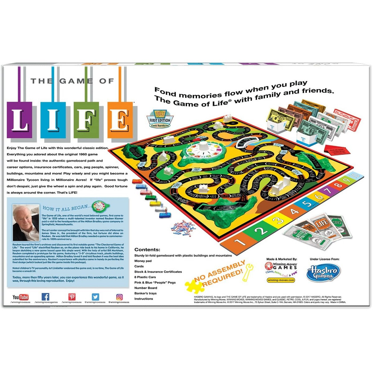 The Game of Life: Classic Edition in Retro Box - RetroFestive.ca
