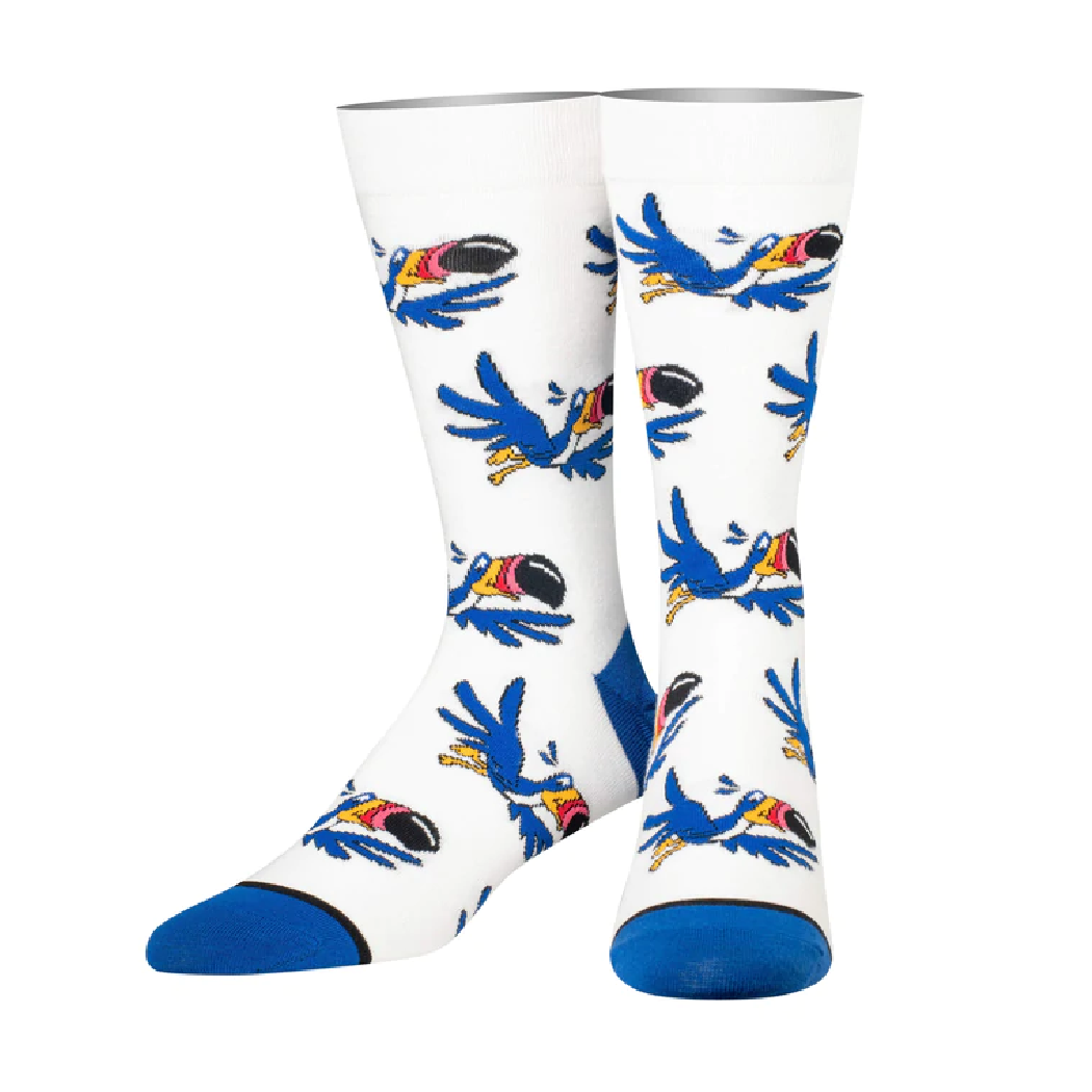Froot Loops Toucan Sam Men's Crew Socks by Cool Socks - RetroFestive.ca