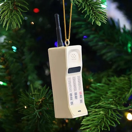 1980's Cell Phone Christmas Ornament - RetroFestive.ca