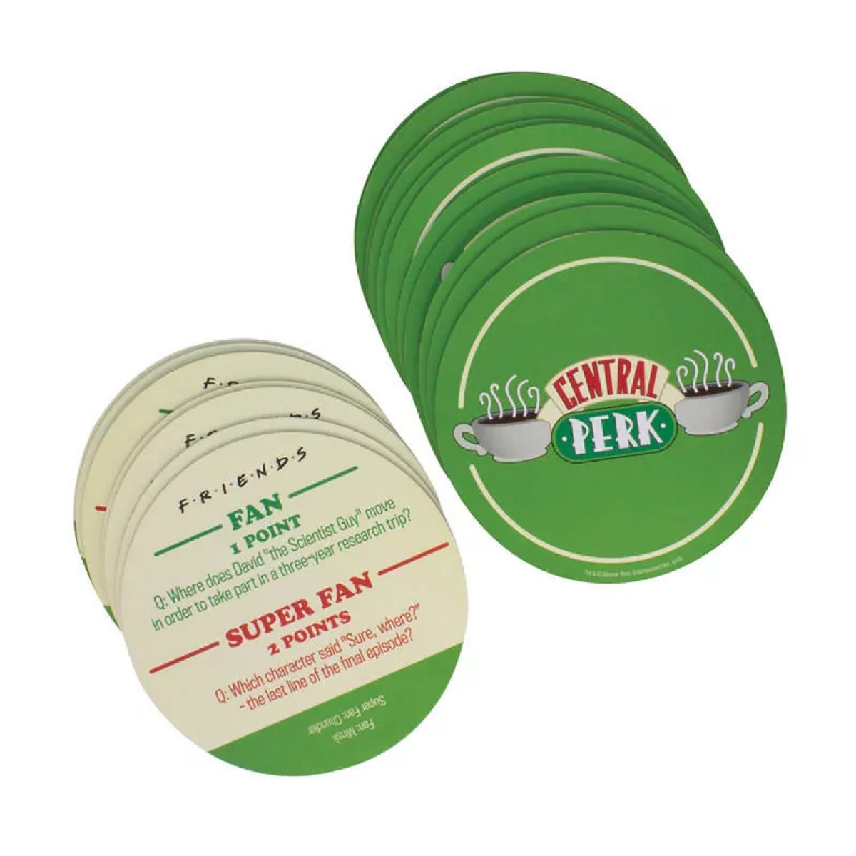 Friends Central Perk Trivia Quiz Coasters - RetroFestive.ca