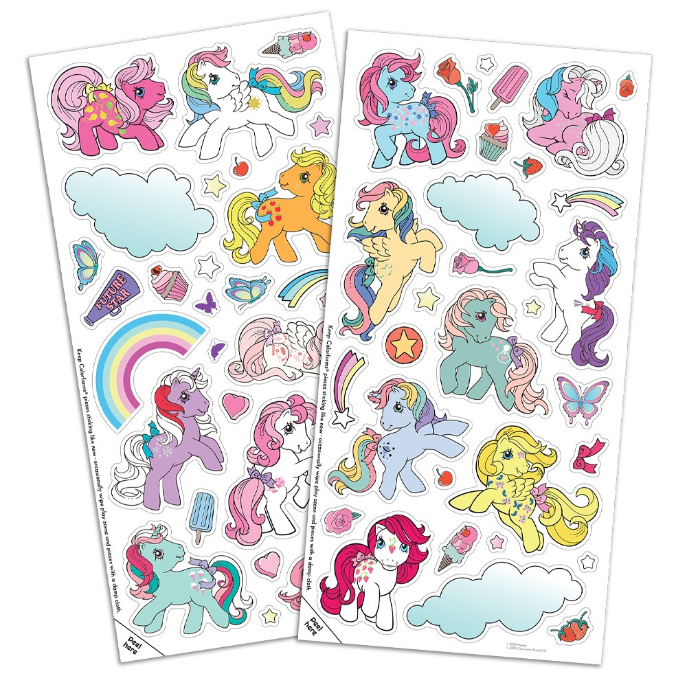 Retro Colorforms My Little Pony Play Set - RetroFestive.ca