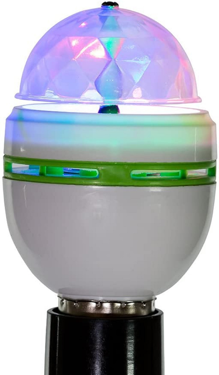 Multi Colour Rotating Disco LED Light - RetroFestive.ca