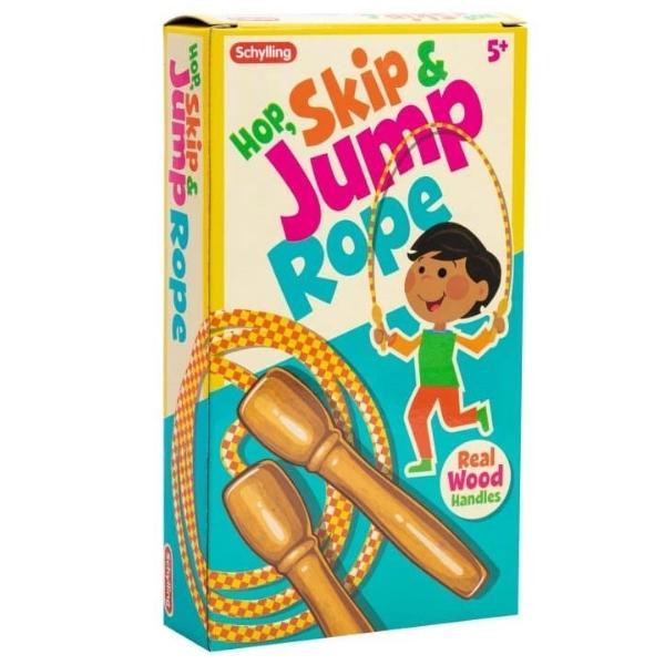 Retro Jump Rope with Wood Handles - RetroFestive.ca