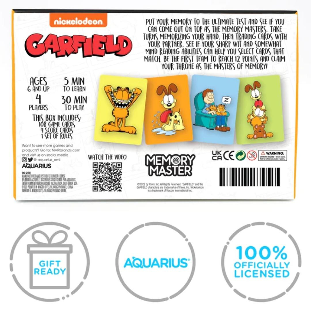 Garfield Memory Master Card Game - RetroFestive.ca