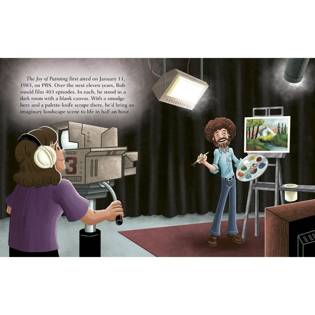 Bob Ross Biography Little Golden Book - RetroFestive.ca