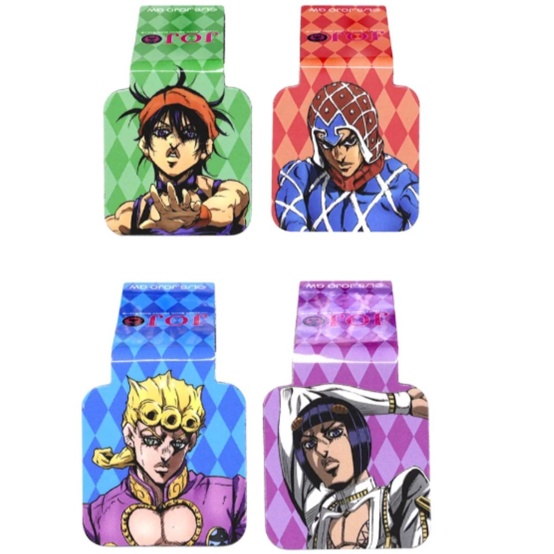 JOJO's Bizarre Adventure Magnetic Bookmarks Set of 4 - RetroFestive.ca