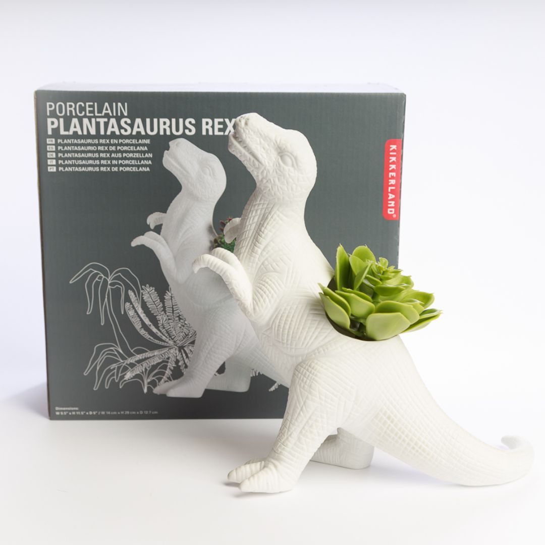 Plantasaurus Rex Planter - RetroFestive.ca