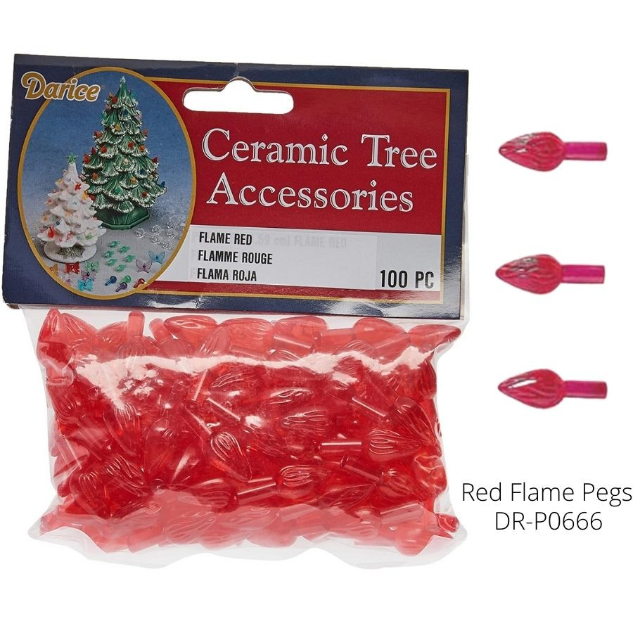 Ceramic Christmas Tree Replacement Pegs Bulbs Canada | RetroFestive.ca