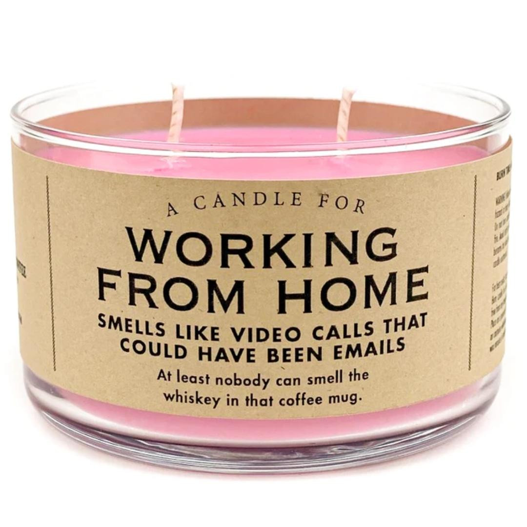Working From Home Candle - RetroFestive.ca