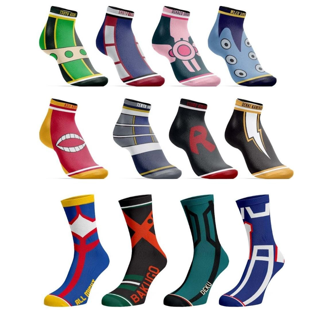 My Hero Academia 12 Days of Socks Advent Calendar - RetroFestive.ca