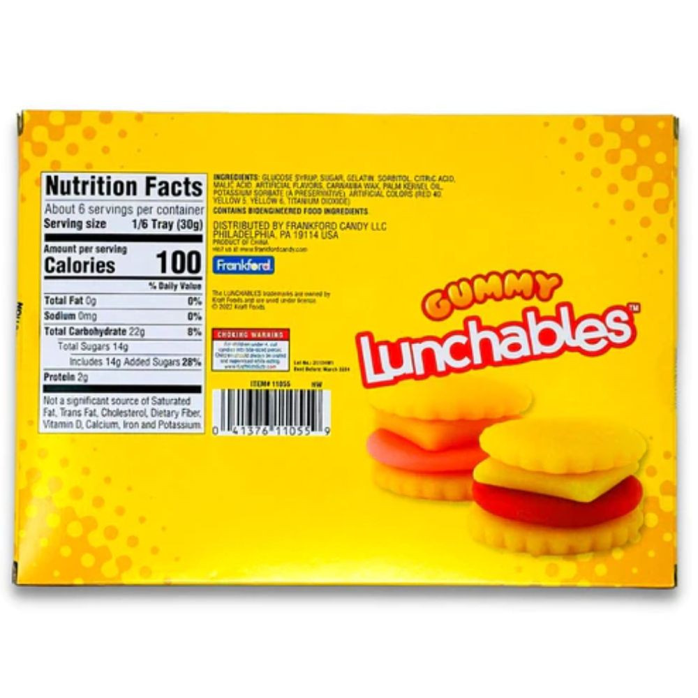 Kraft Lunchables Gummy Cracker Stackers Candy Set - RetroFestive.ca