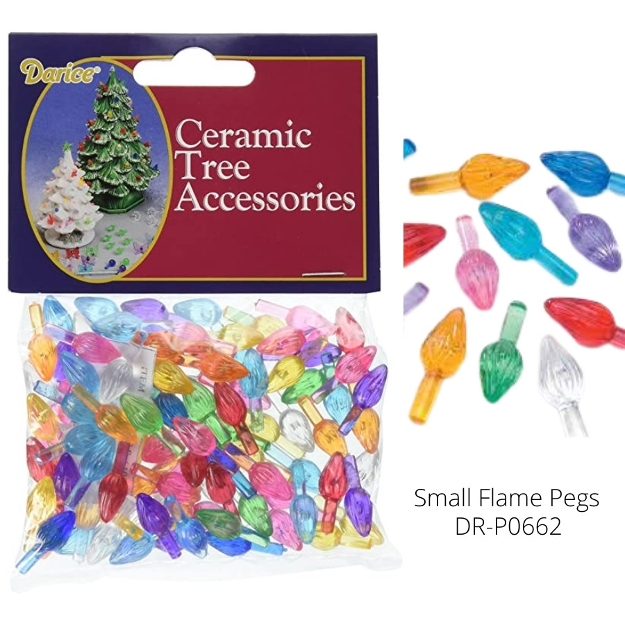 Ceramic Christmas Tree Replacement Pegs Bulbs Canada | RetroFestive.ca