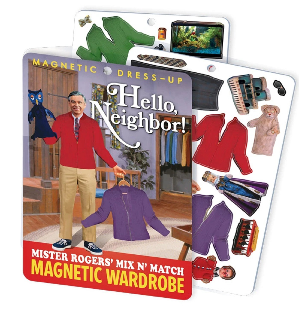Dress Up Mister Rogers Magnetic Play Set - RetroFestive.ca