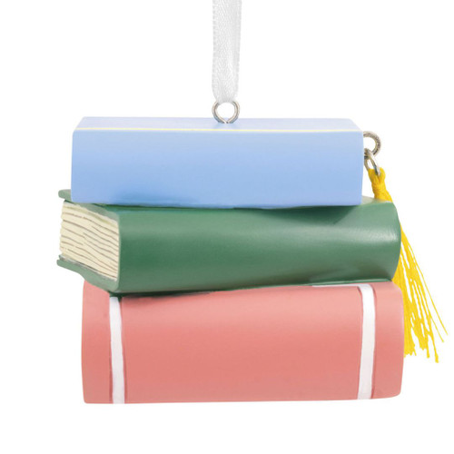 Stack of Reading Books Ornament by Hallmark - RetroFestive.ca