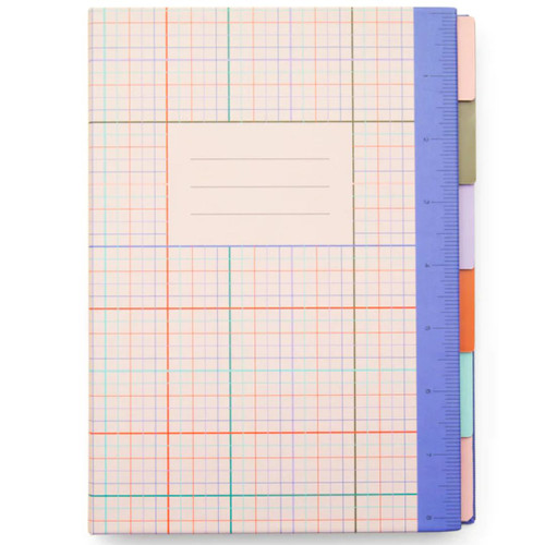 Retro Design Divider Notebook With Ruler Retrofestive Ca
