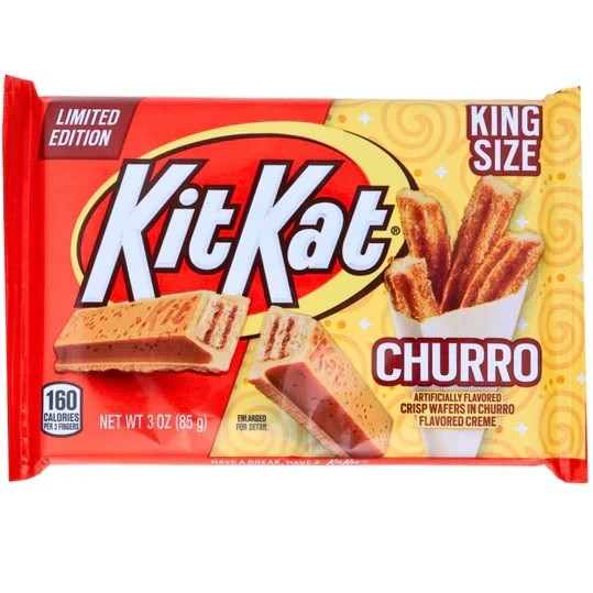 Kit Kat Churro - KING Size Limited Edition Candy Bar - 85g ...