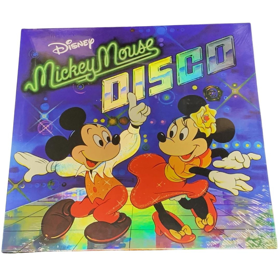 Disney Mickey Mouse Disco LP Vinyl Record with Holographic Cover ...