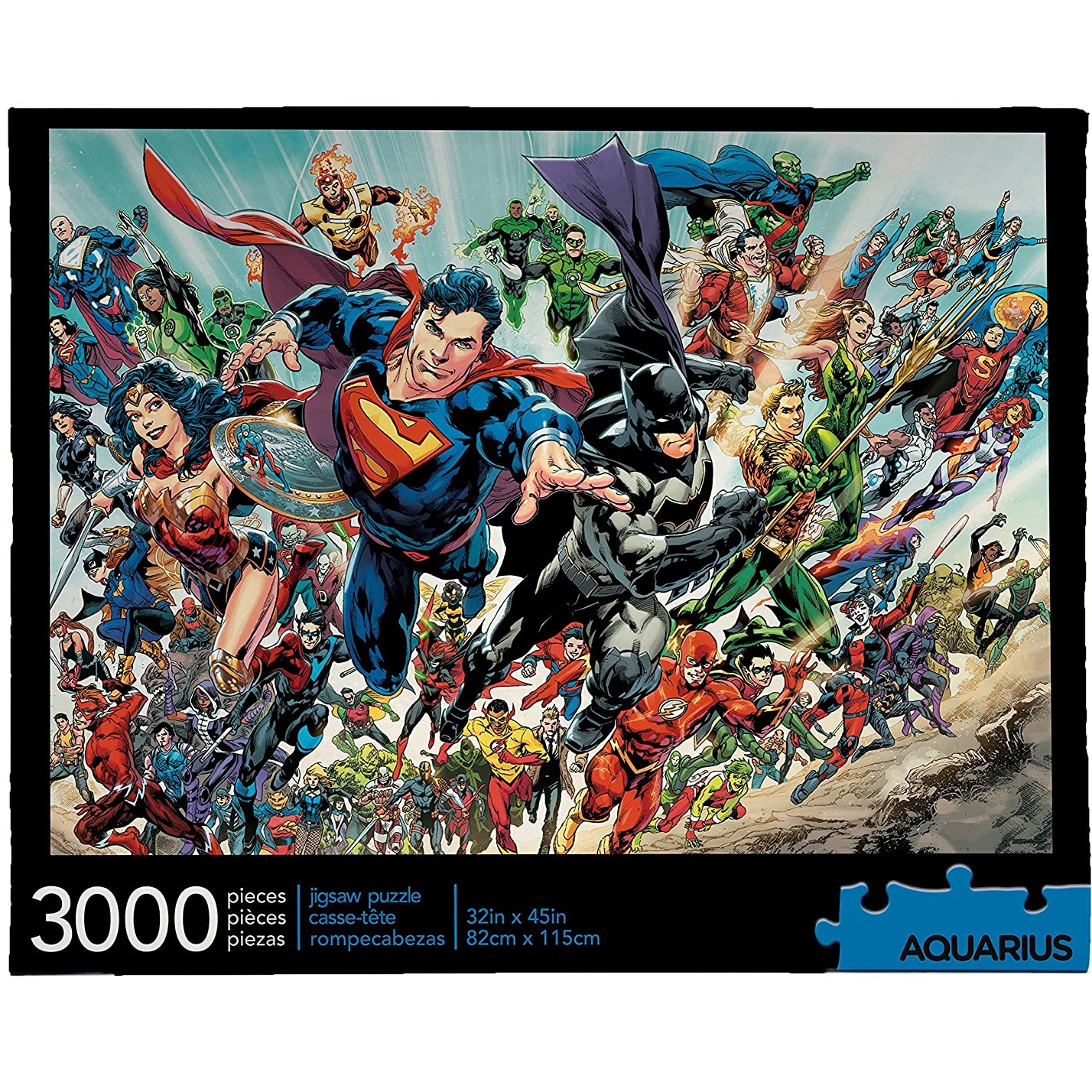 DC Comics Universe 3000 Piece Puzzle by Aquarius | RetroFestive.ca