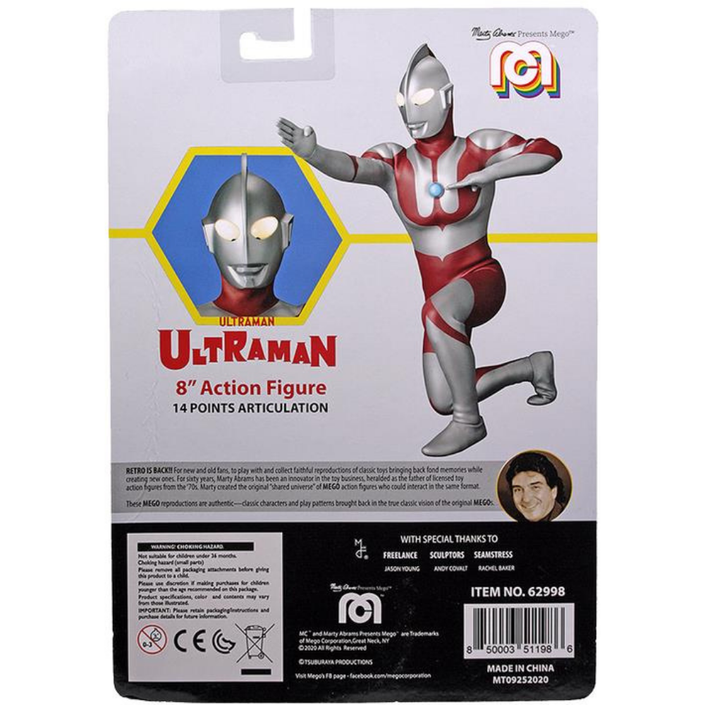 Mego Ultraman 8-Inch Retro Action Figure | RetroFestive.ca