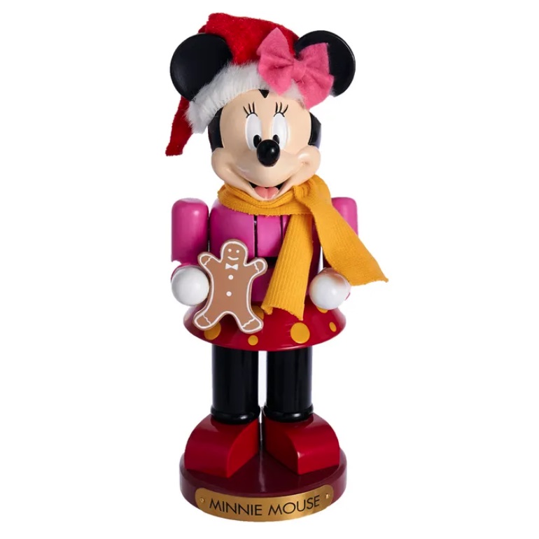 10" Minnie Mouse With Gingerbread Doll Nutcracker Canada | RetroFestive.ca
