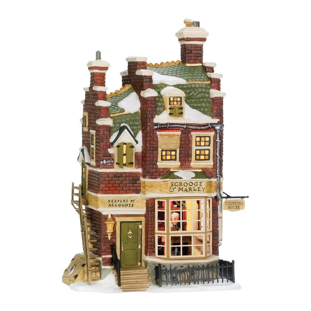 Scrooge & Marley Counting House Department 56 Christmas Carol Village ...