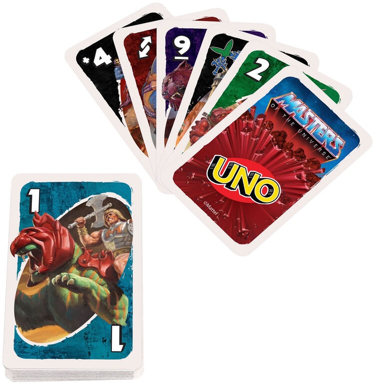 Masters of the Universe UNO Card Game Canada | RetroFestive.ca