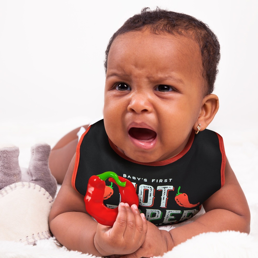 Chill, Baby Dressed To Spill - Hot Pepper Bib and Teether Set Canada ...