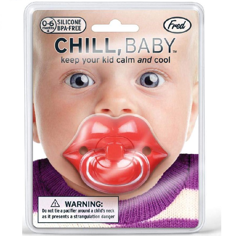 Chill, Baby Pacifier - Lips Canada | RetroFestive.ca