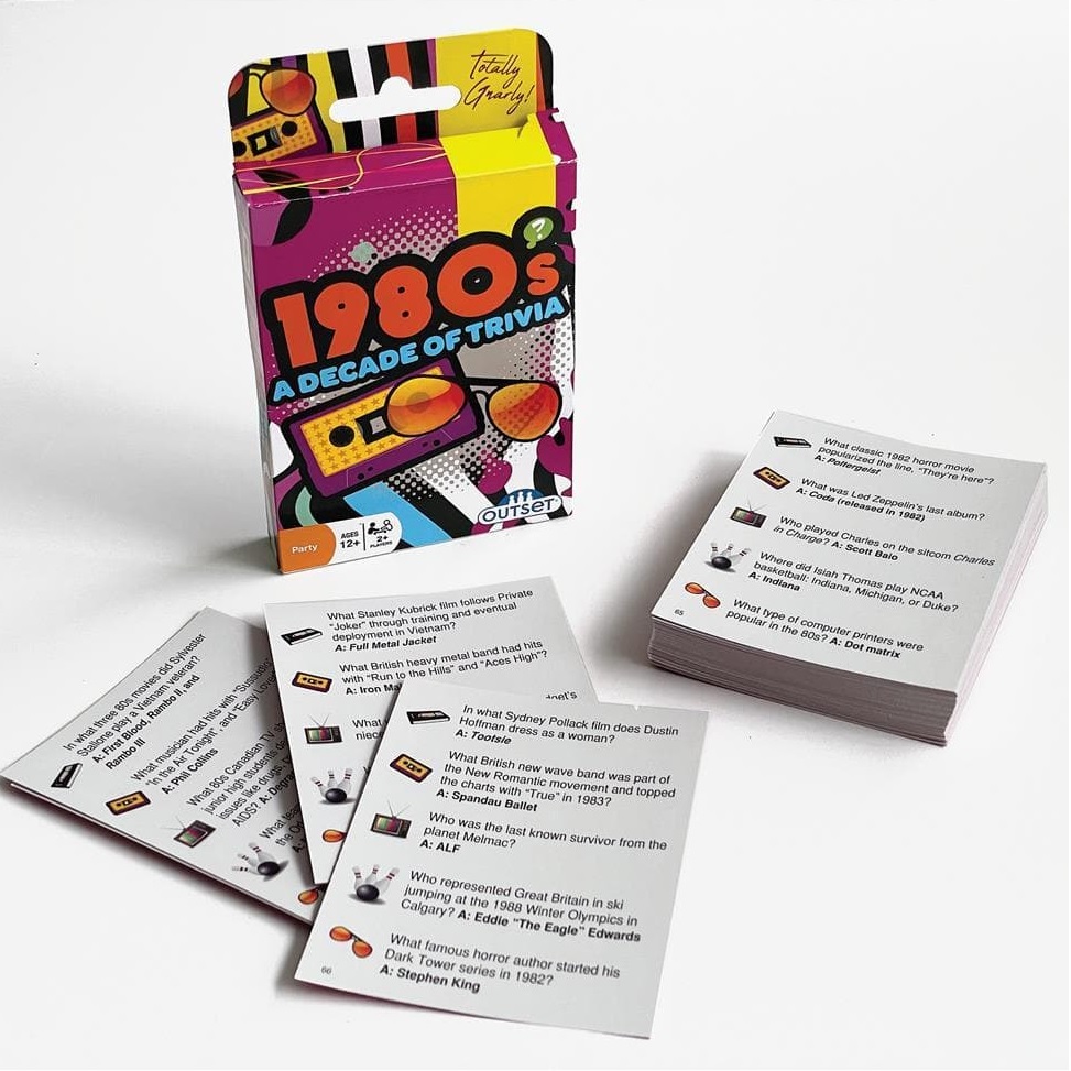 1980s Decade of Trivia Card Game Canada | RetroFestive.ca
