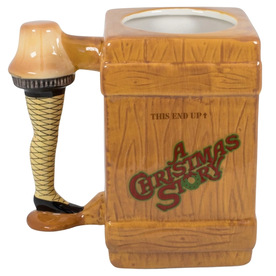 A Christmas Story Sculpted Ceramic Fragile Leg Lamp Mug Canada ...