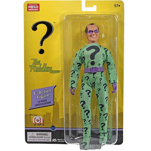 Batman's The Riddler Mego 8-Inch Retro Action Figure | RetroFestive.ca
