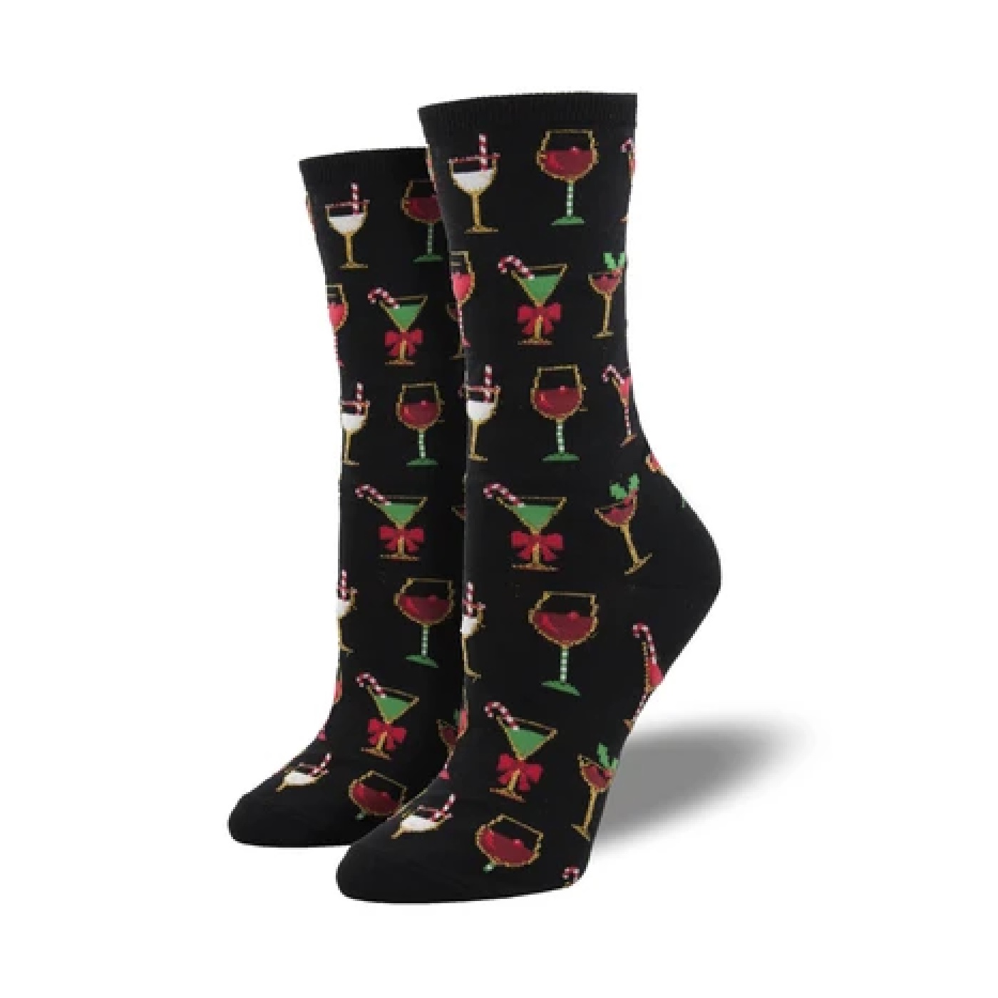 Christmas Cocktails Women's Crew Socks by Socksmith Canada ...