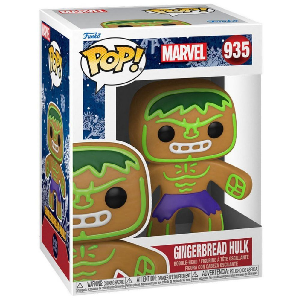 Pop! Heroes: Marvel Holiday Gingerbread Hulk Funko Figure Canada ...