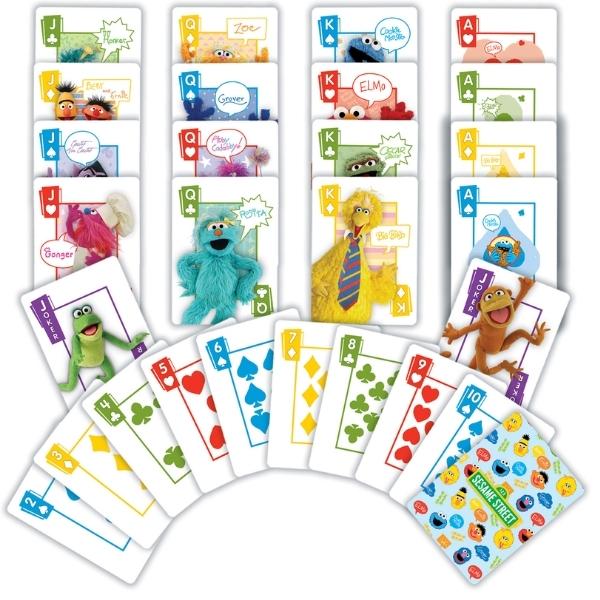 Sesame Street Elmo and Friends Supersized Playing Cards - RetroFestive.ca