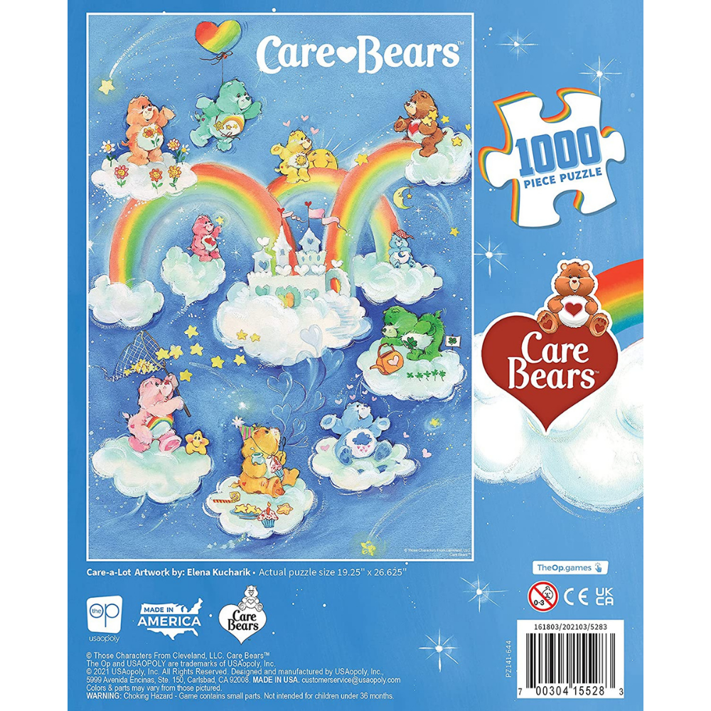 Care Bears Care-A-Lot 1000pc Puzzle USAOPOLY | RetroFestive.ca