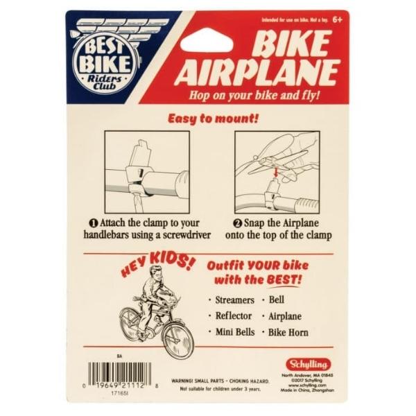 Bicycle Airplane with Spinning Propeller - RetroFestive.ca