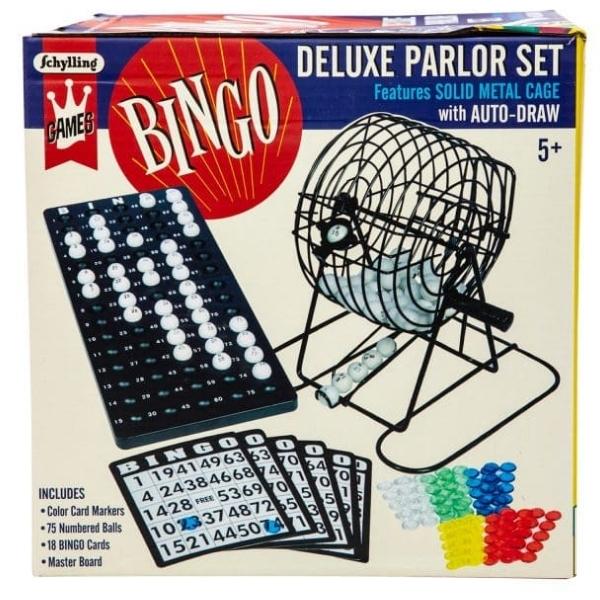 Deluxe Parlour Bingo Game Set - RetroFestive.ca
