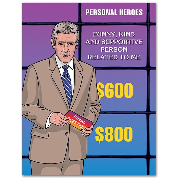 Who is the Best Dad? Jeopardy Greeting Card - RetroFestive.ca