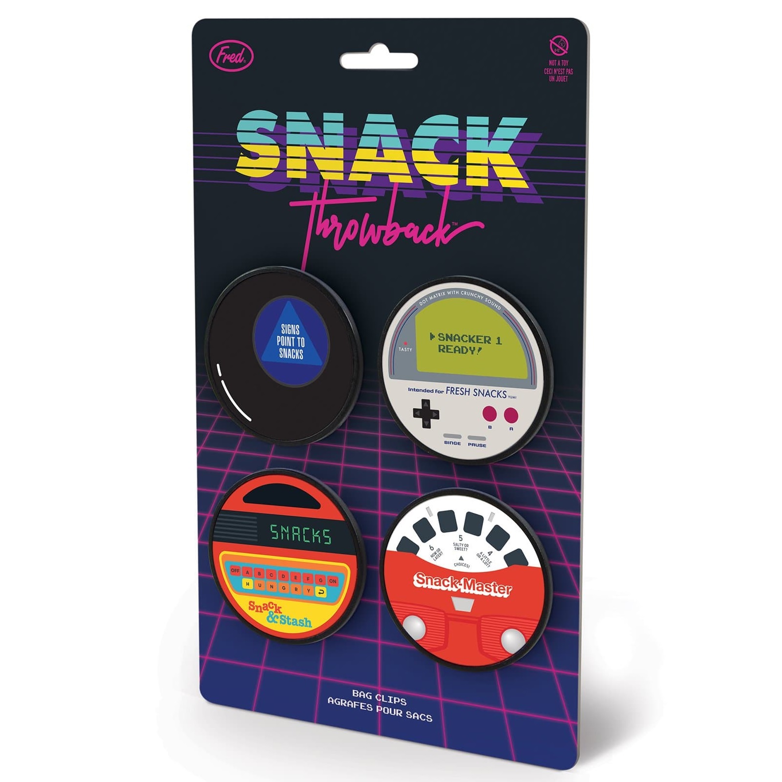 Snack Throwback Bag Clips - RetroFestive.ca