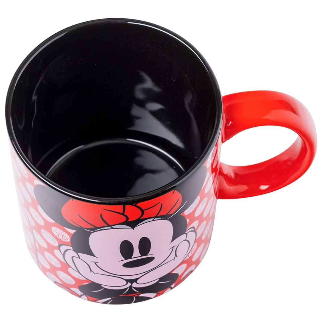 Minnie Mouse Polka Dots Ceramic Coffee Mug - RetroFestive.ca