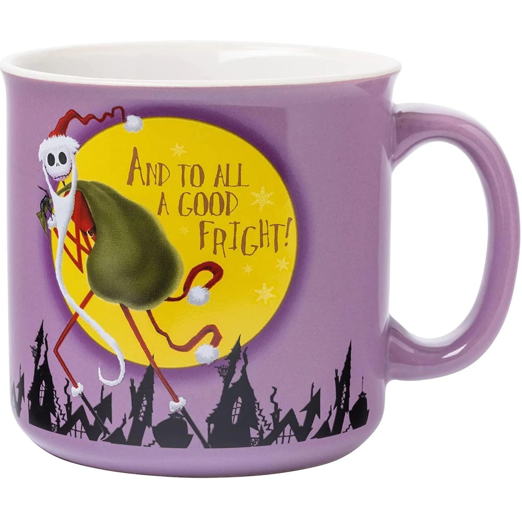 To All A Good Fright Jack Skellington Ceramic Camp Mug - RetroFestive.ca