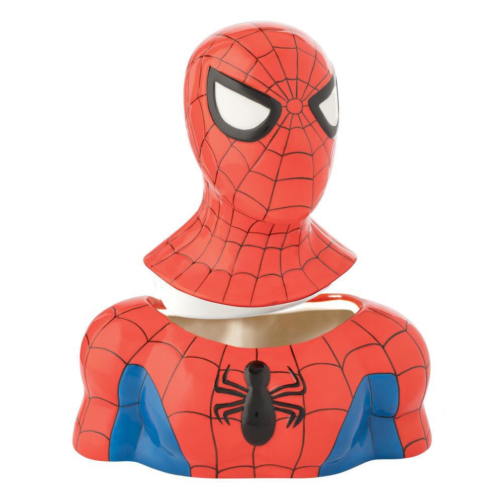 Marvel Spider-Man Sculpted Ceramic Cookie Jar - RetroFestive.ca