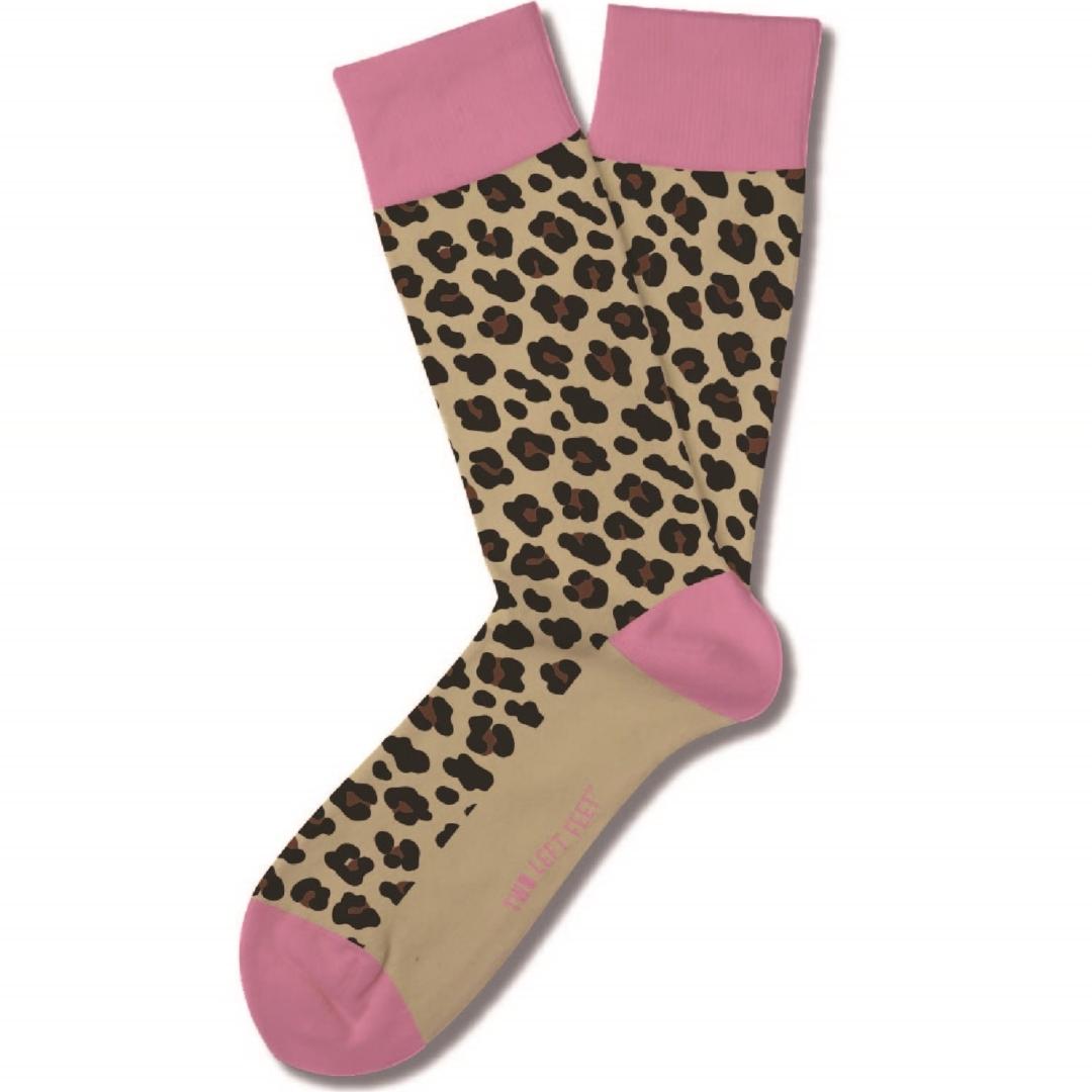 Jungle Barbie Cheetah Socks by Two Left Feet - RetroFestive.ca