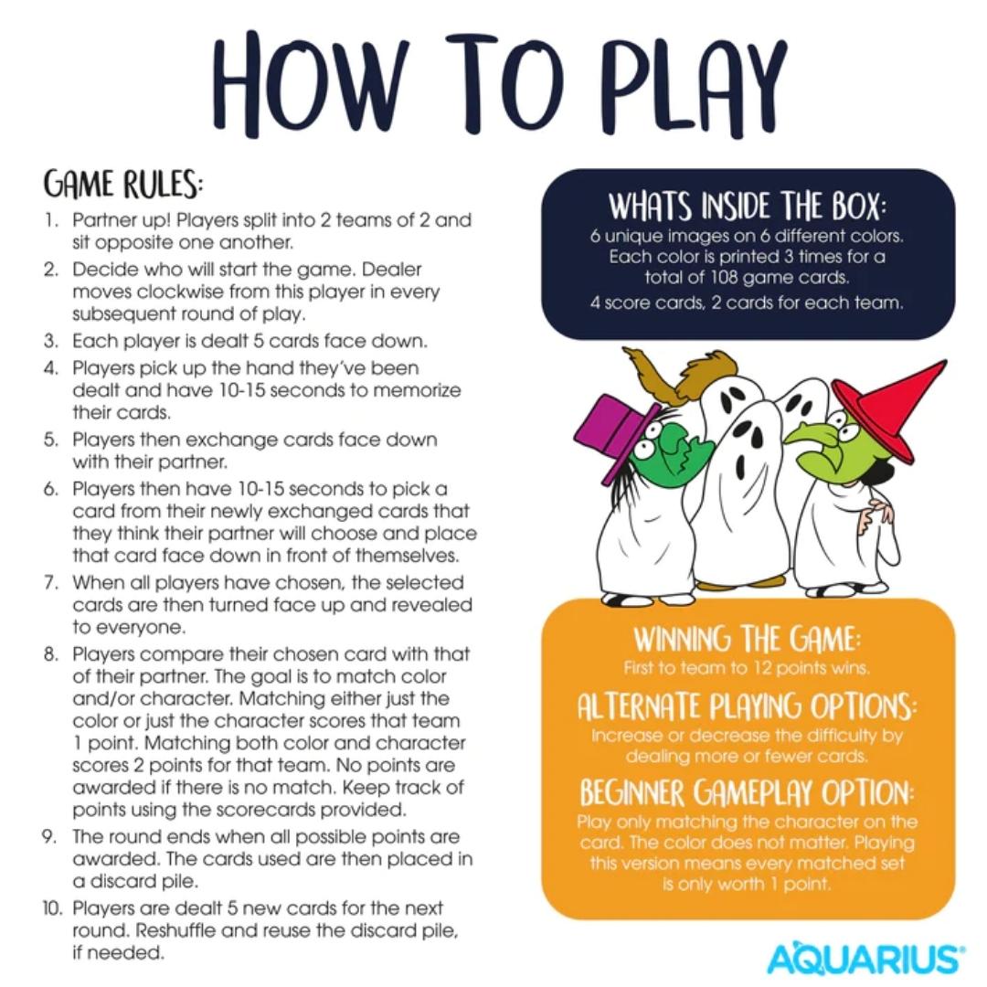 Peanuts It's The Great Pumpkin, Charlie Brown Memory Master Card Game ...